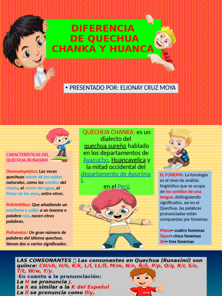 Quechua Chanka y Huanca | PDF | Comunicación humana | Idiomas