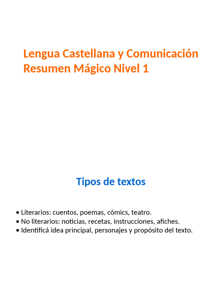 Lenguaje Resumen Lucca | PDF