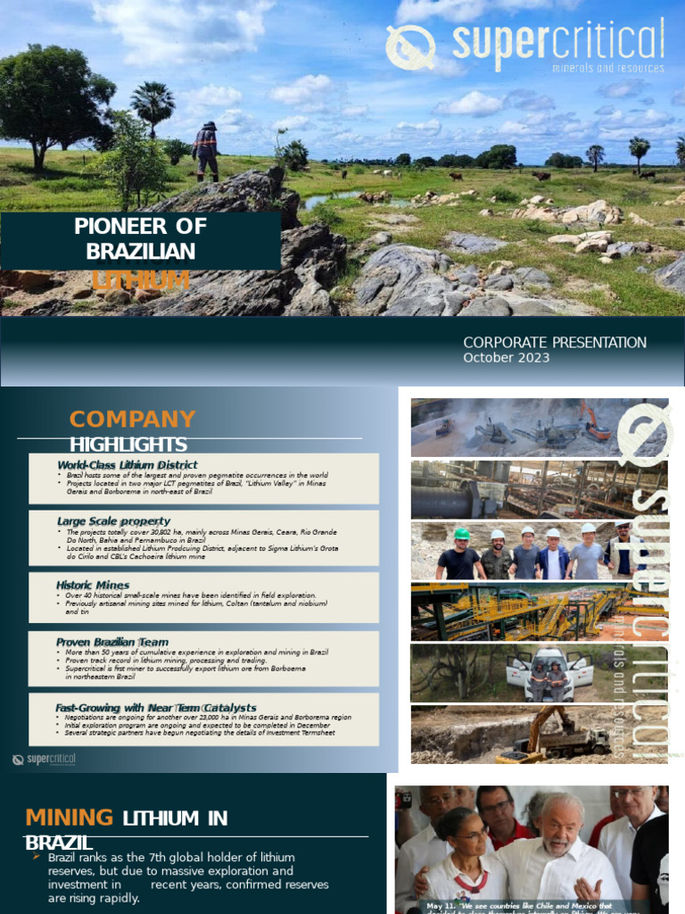 SMR_10152023介绍 | PDF | Lithium | Brazil