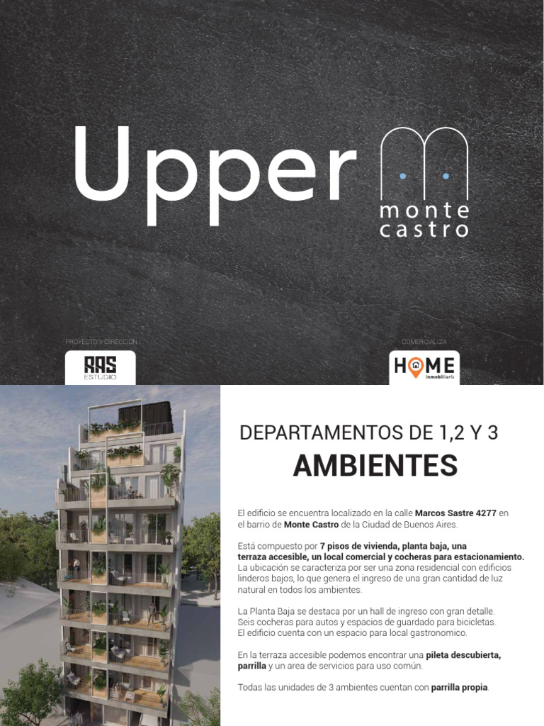 Desarrollo Inmobiliario CABA - Umc - Brochure | PDF | edificio | Ingeniería de Edificación