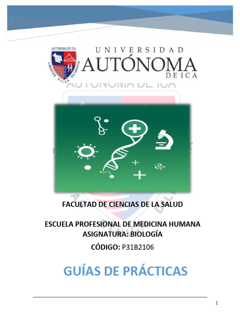 Guia Practica de Biolog I A Medicina Human A | PDF | Dominancia ...