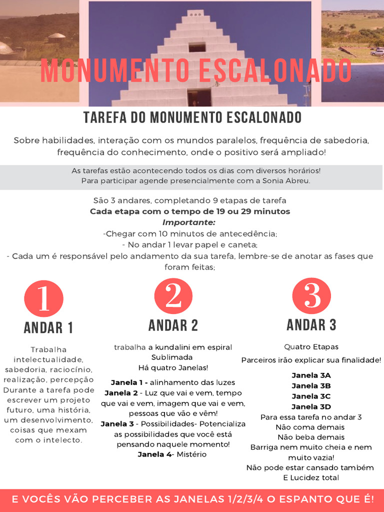 Tarefa do Monumento Escalonado Daquila | PDF