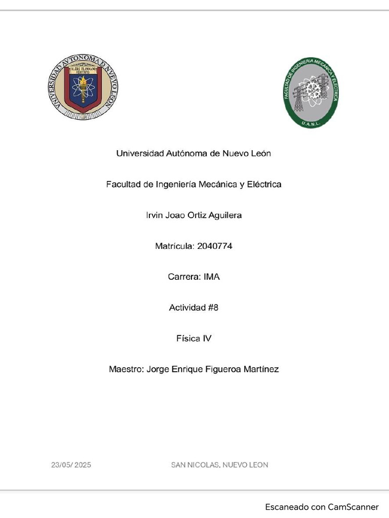 Ijoa Act8 Fis4 | PDF