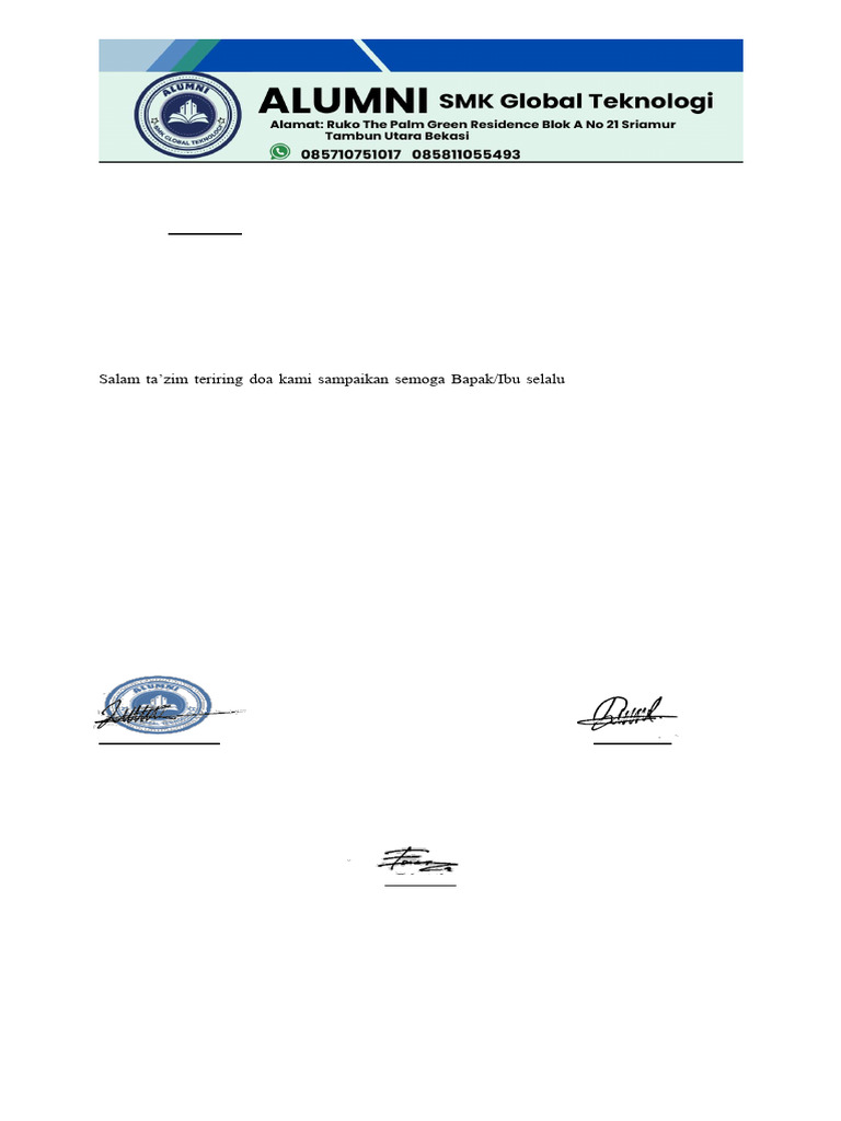 Surat Undangan Guru Fiks-3 | PDF