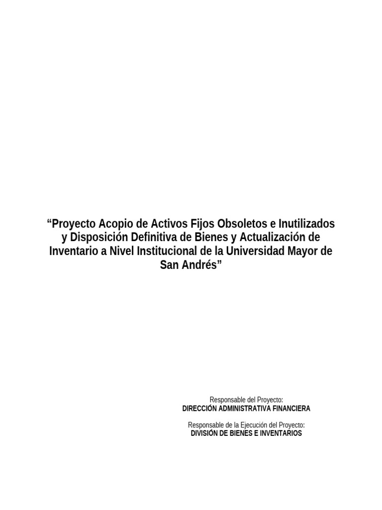 Proyecto acopio de activos fijos 31-03-25 para imprimir | PDF | Science