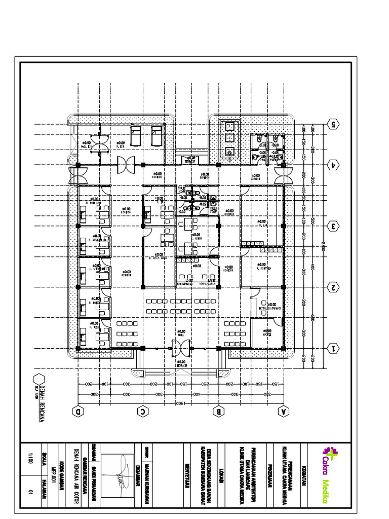 014.KCM Mep Denah Air Kotor | PDF