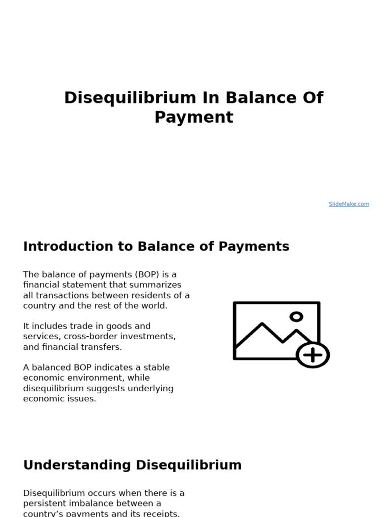 Disequilibrium in Balance of Payments | PDF | Balance Of Payments ...