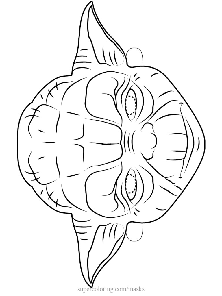 Yoda Mask Outline Paper Craft | PDF