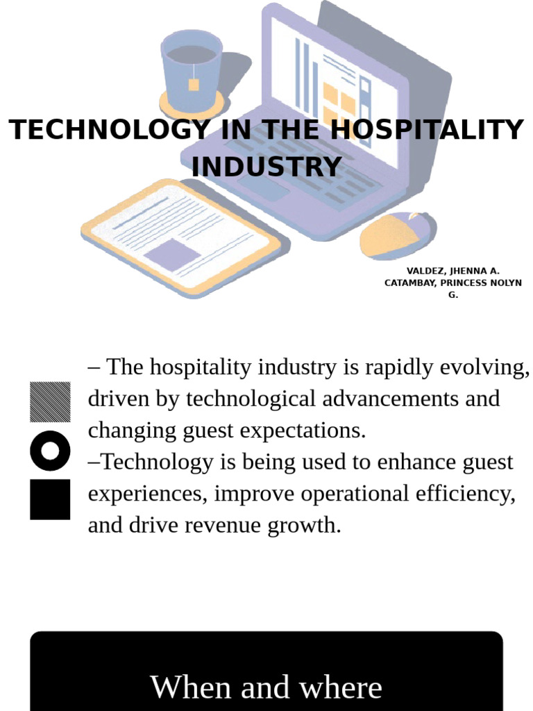 Technology in The Hospitality Industry - 20250504 - 120118 - 0000 | PDF ...