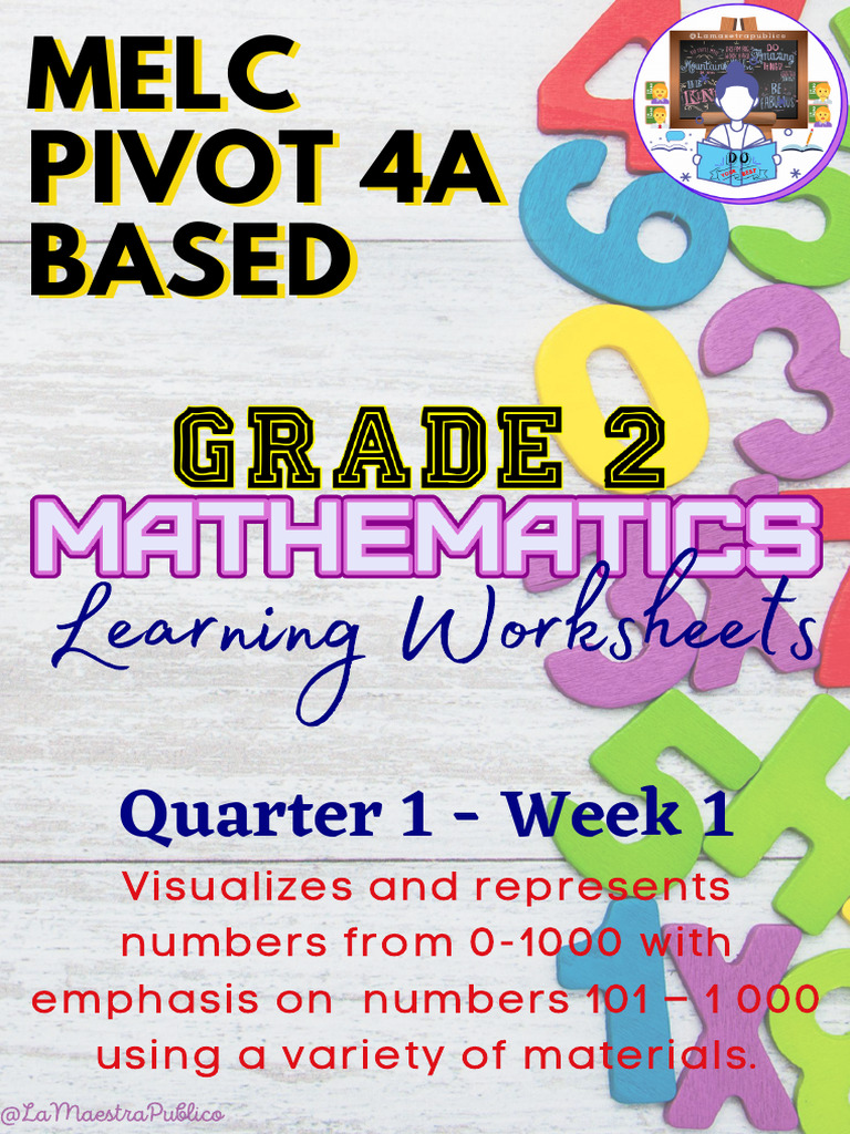 MATH GRADE 2 - Q1 W1 - Learning Worksheets | PDF