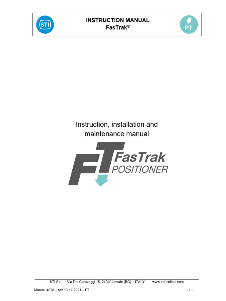 STI Manual Instalación FastTrack | PDF | Electricity | Electrical ...