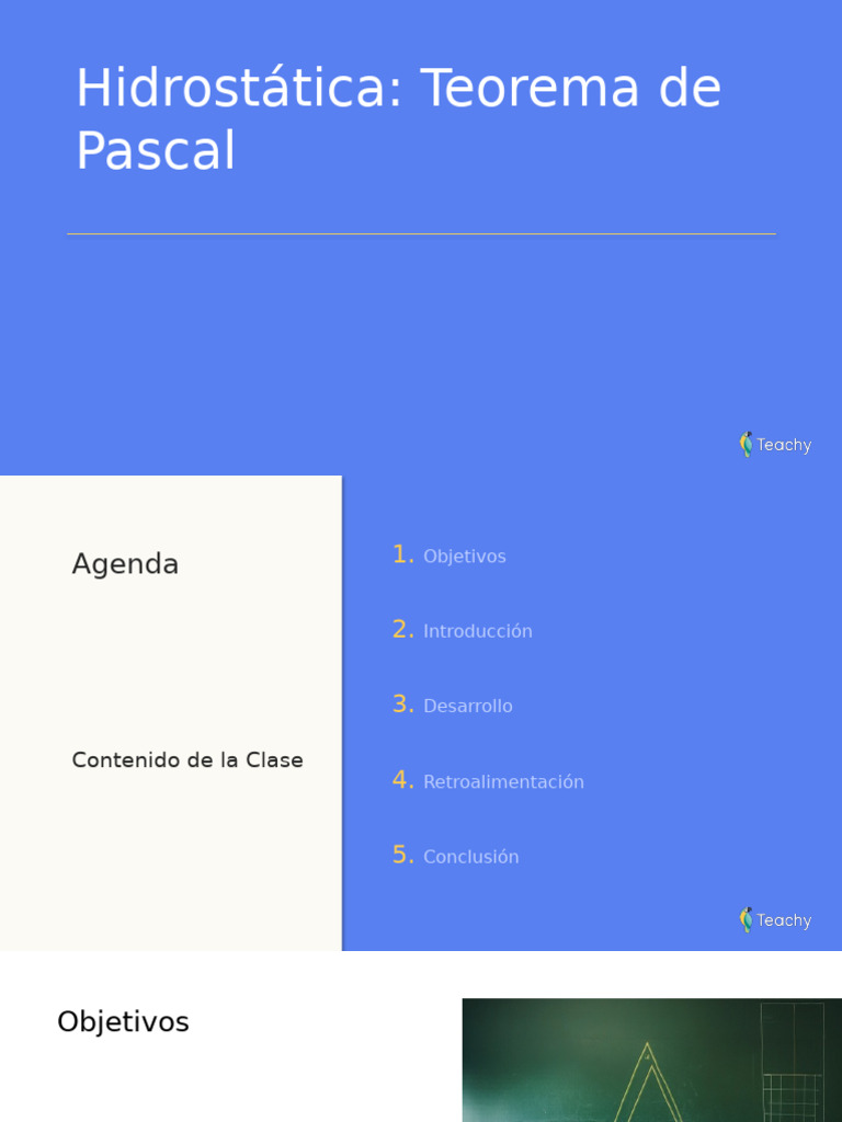 Slide - Hidrostática - Teorema de Pascal | PDF | Física | Pensamiento