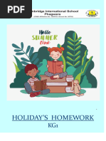 Holiday Homework LKG | PDF | Kindergarten