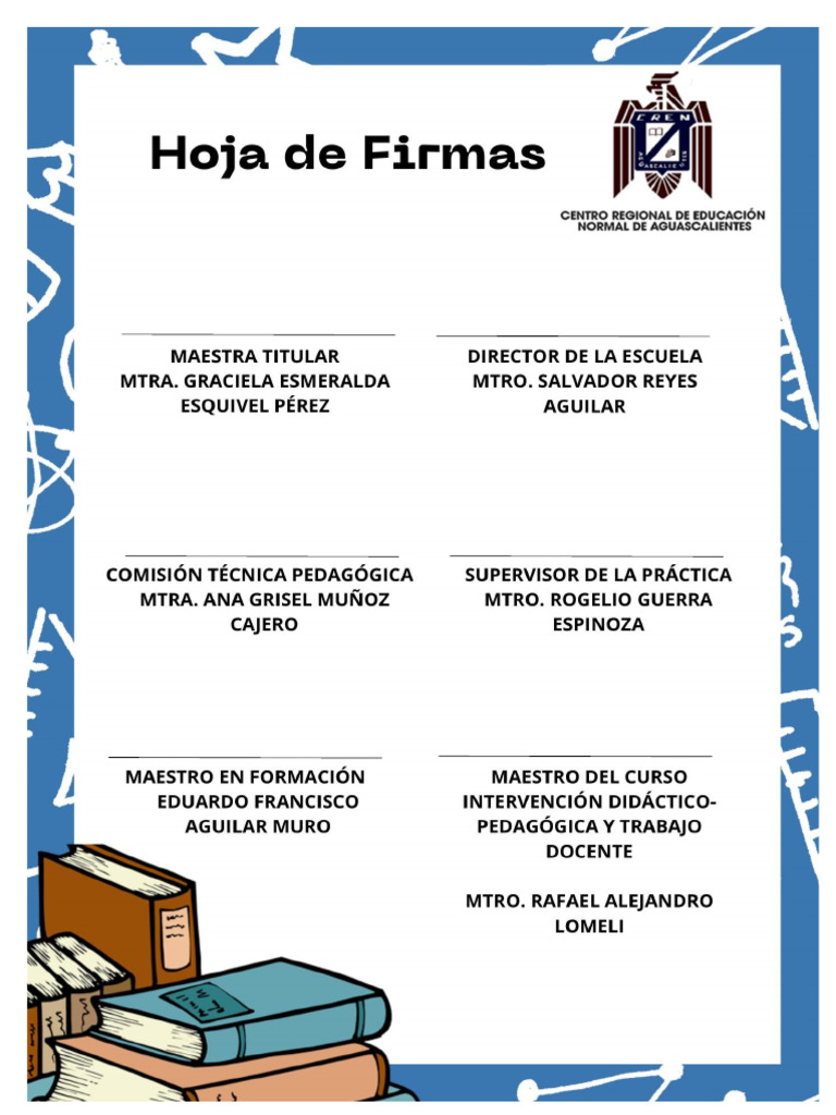 Hoja de Firmas | PDF
