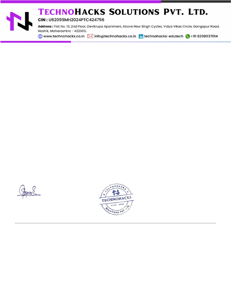 Certificate of Webdevelopment | PDF