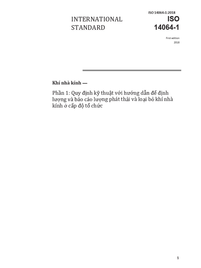 Iso 14064-1-2018-VN | PDF
