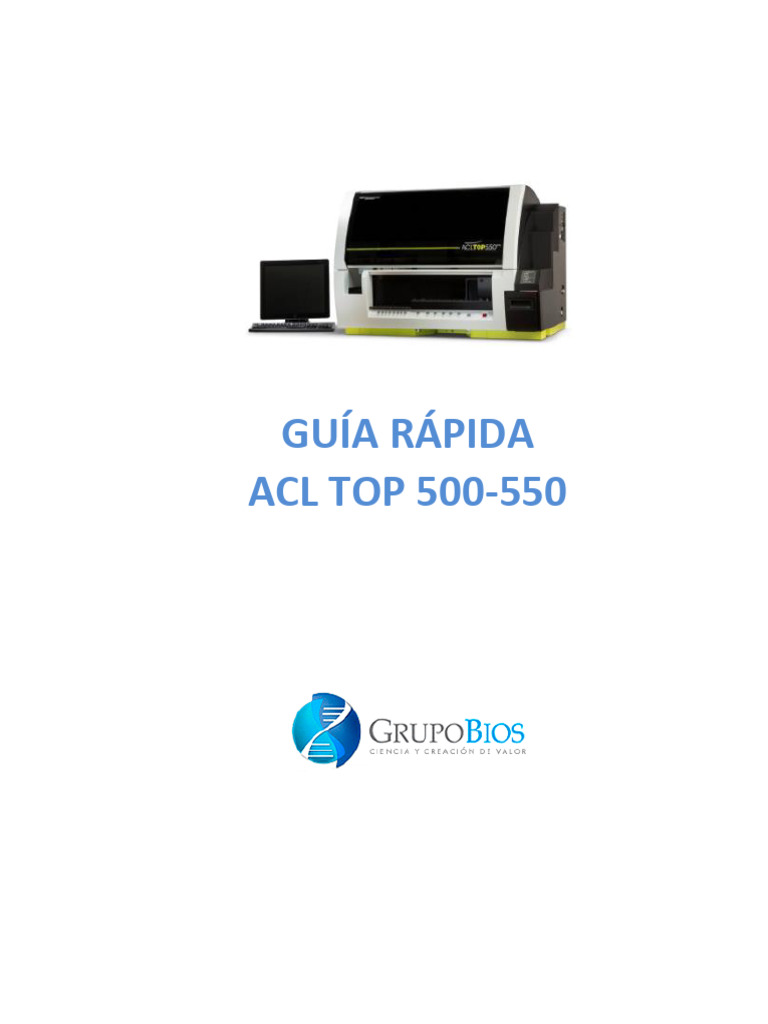 Guía Rápida ACL TOP 500-550 | PDF