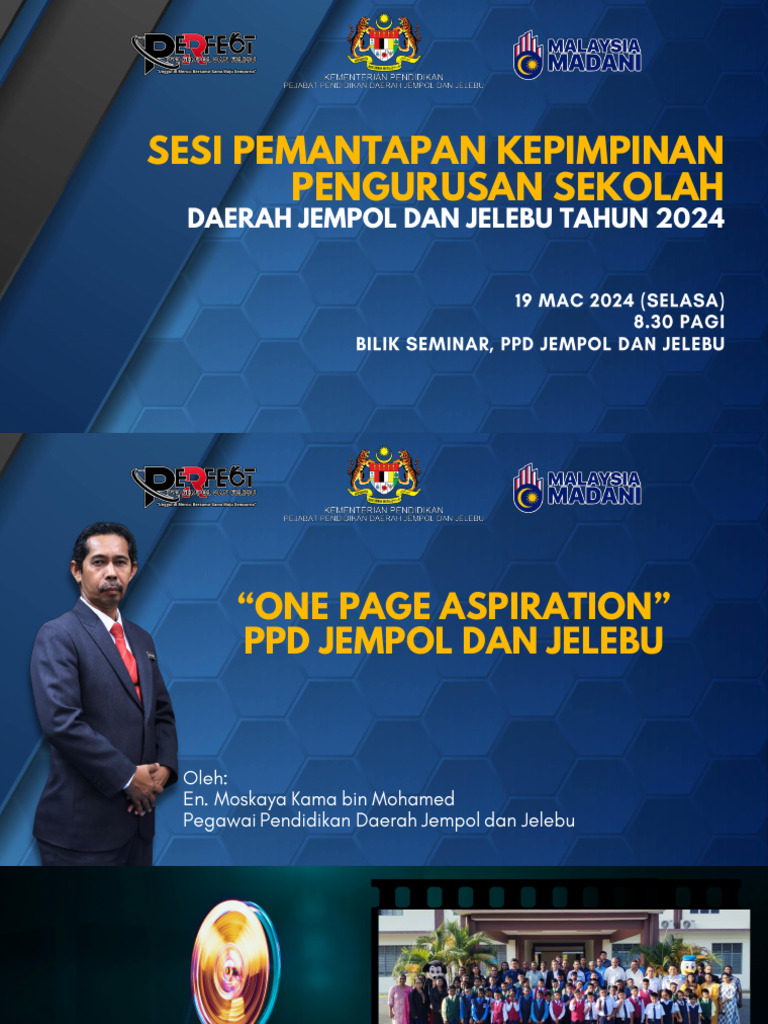 "One Page Aspiration" PPD Jempol Dan Jelebu | PDF