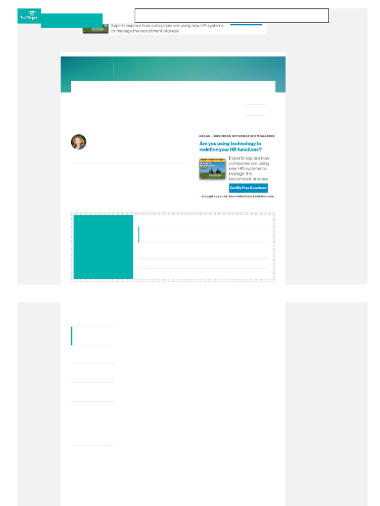 techtarget What you need to know about the ALM methodology | PDF | Software Development Process ...
