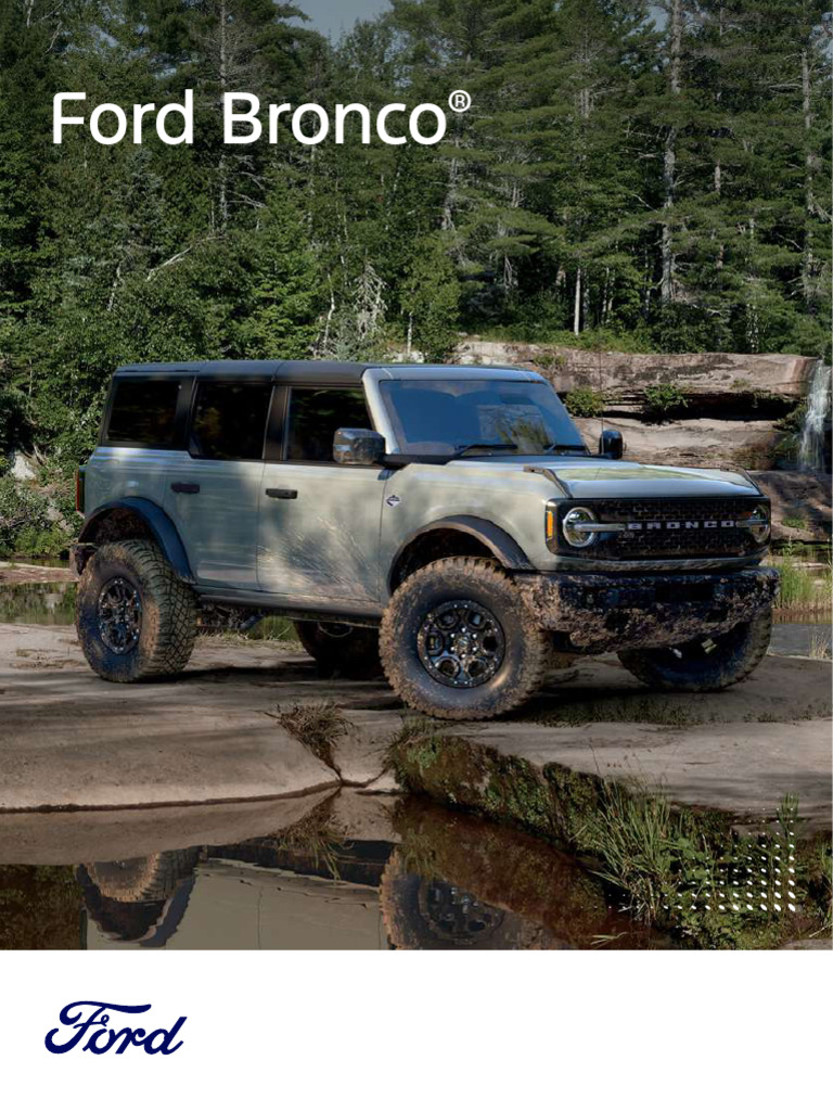 Ficha Técnica Ford Bronco Wildtrak 2025 | PDF | Tracción en las cuatro ...