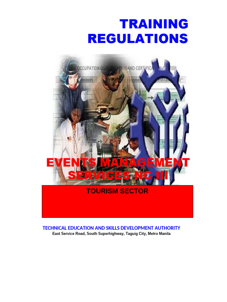 TR Events MGT Services NC III | PDF | Negotiation | Communication