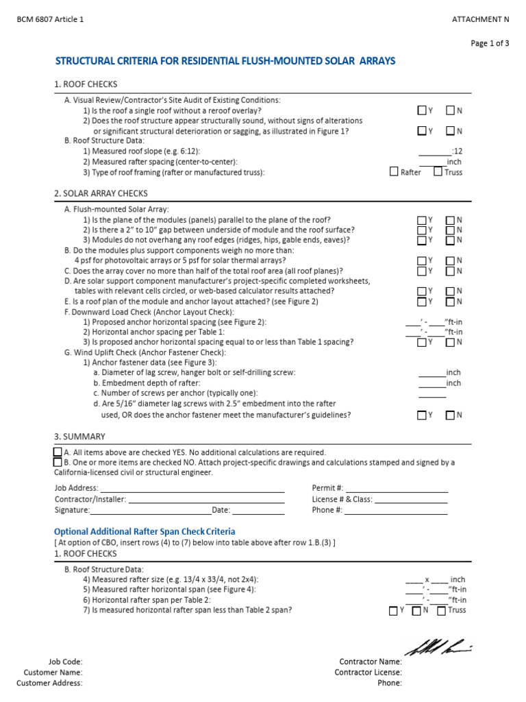 Expedited Permitting - PV Standard Plan - Structural Only | PDF | Photovoltaic System | Screw