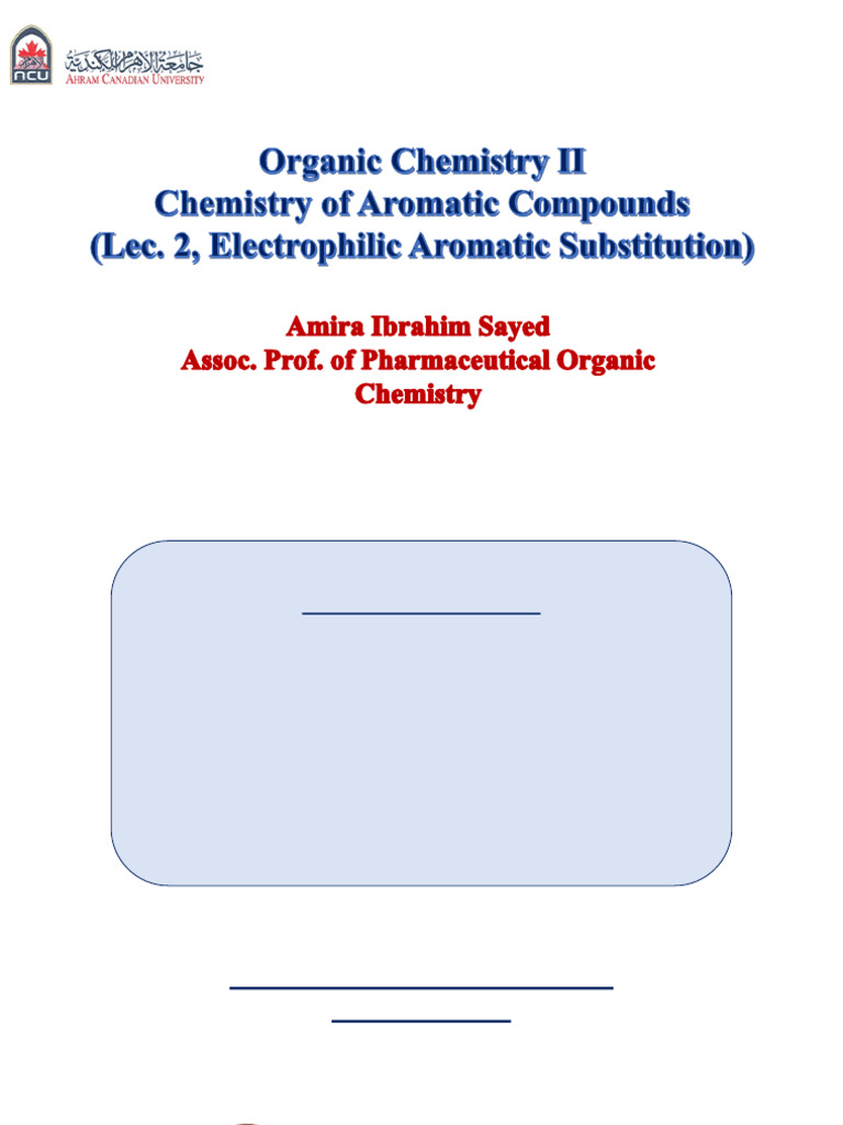 Electrophilic Aromatic Substitution Overview | PDF | Chemical Reactions ...