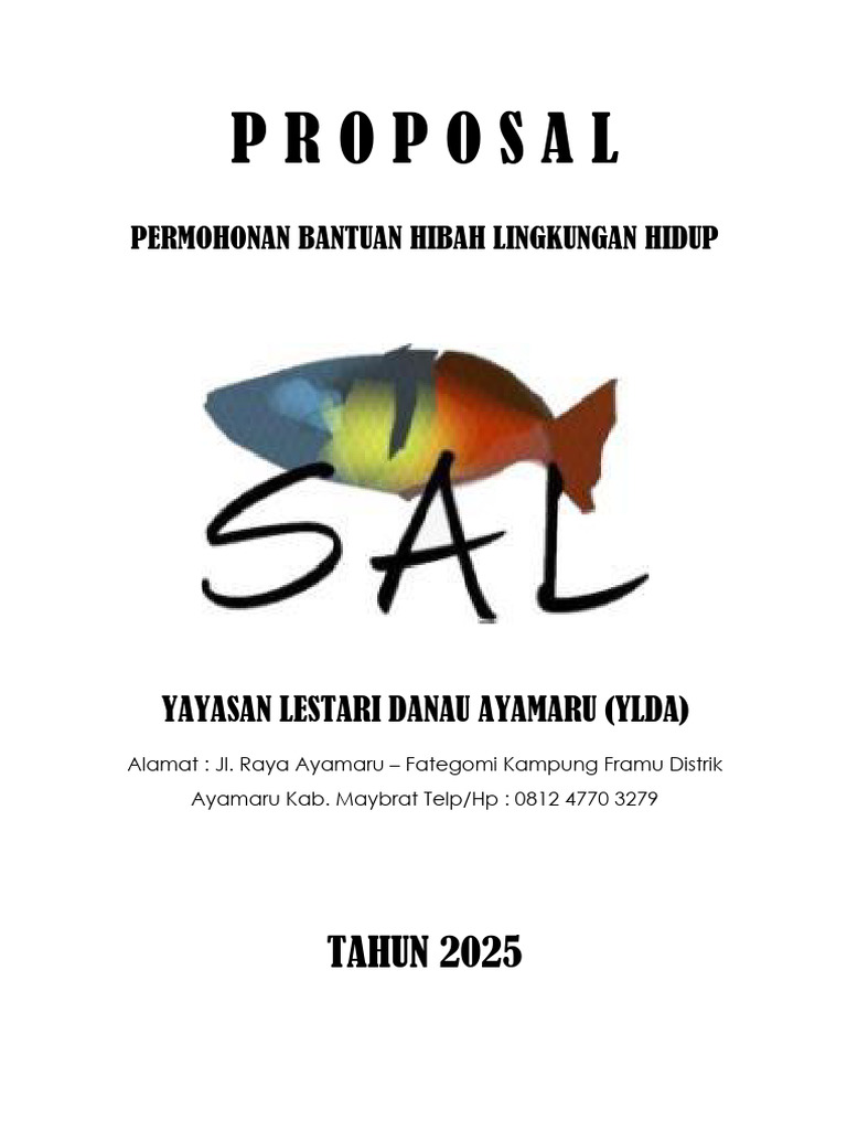 PROPOSAL Permohonan Bantuan Hibah Lingkungan Hidup | PDF