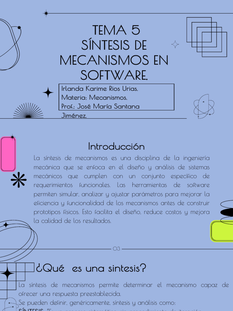 Síntesis de Mecanismos en Software | PDF | Interfaces gráficas de ...