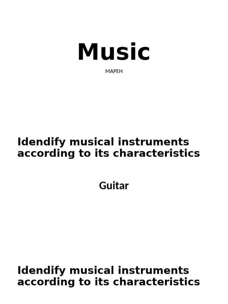 MAPEH REVIEWER 3RD QUARTER | PDF | Musical Instruments | Feeling