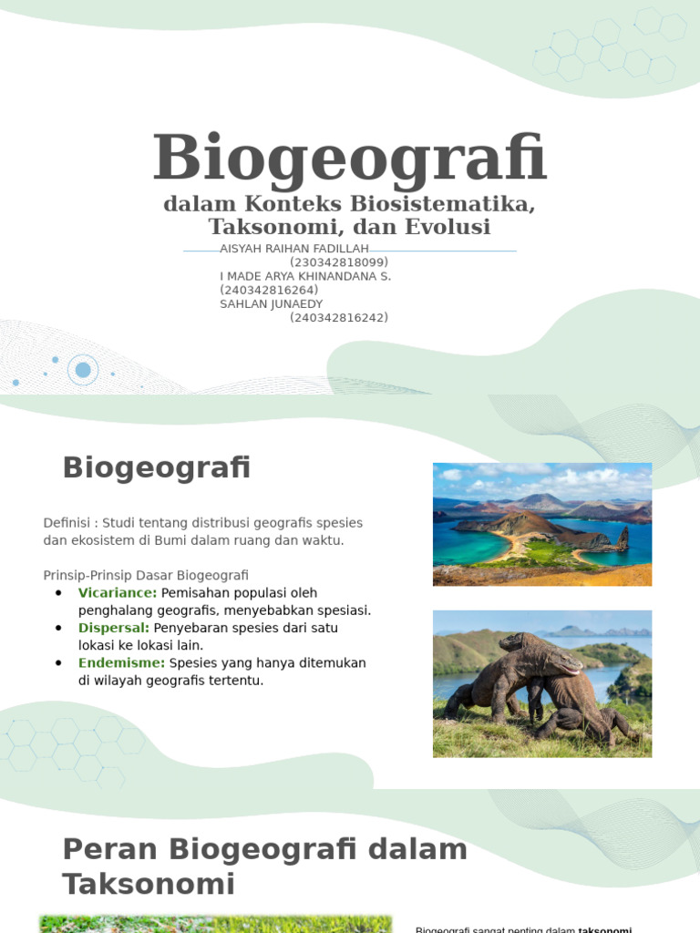 KEL2. Biogeografi | PDF