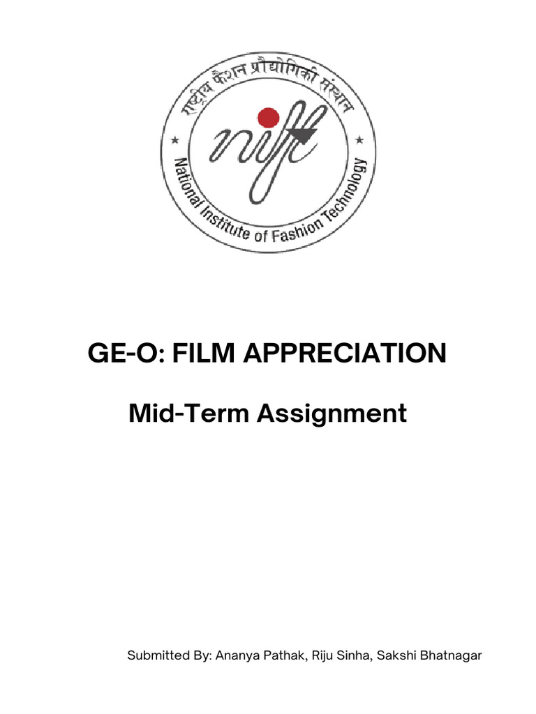 Film Appreciation Mid Term Assignment | PDF | Cinematography ...