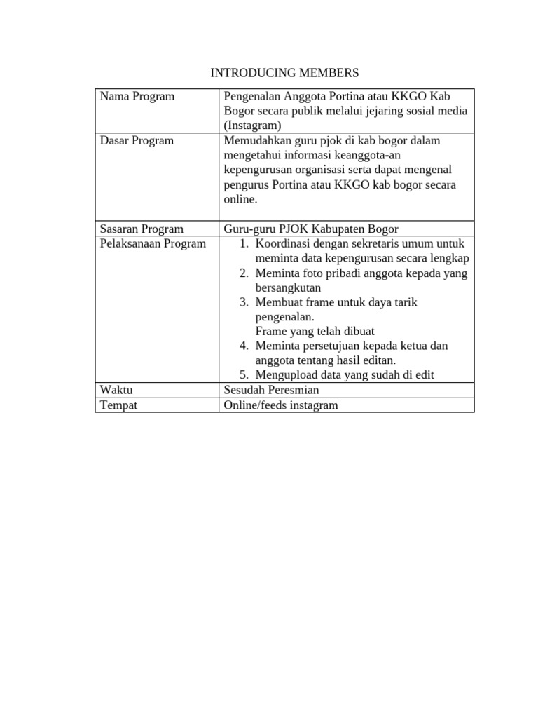 Introducing Members | PDF