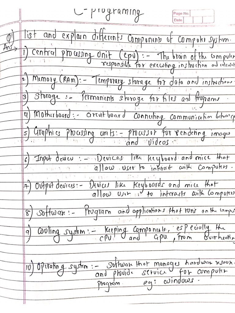 C-Programming Notes Vaibhav PDF | PDF