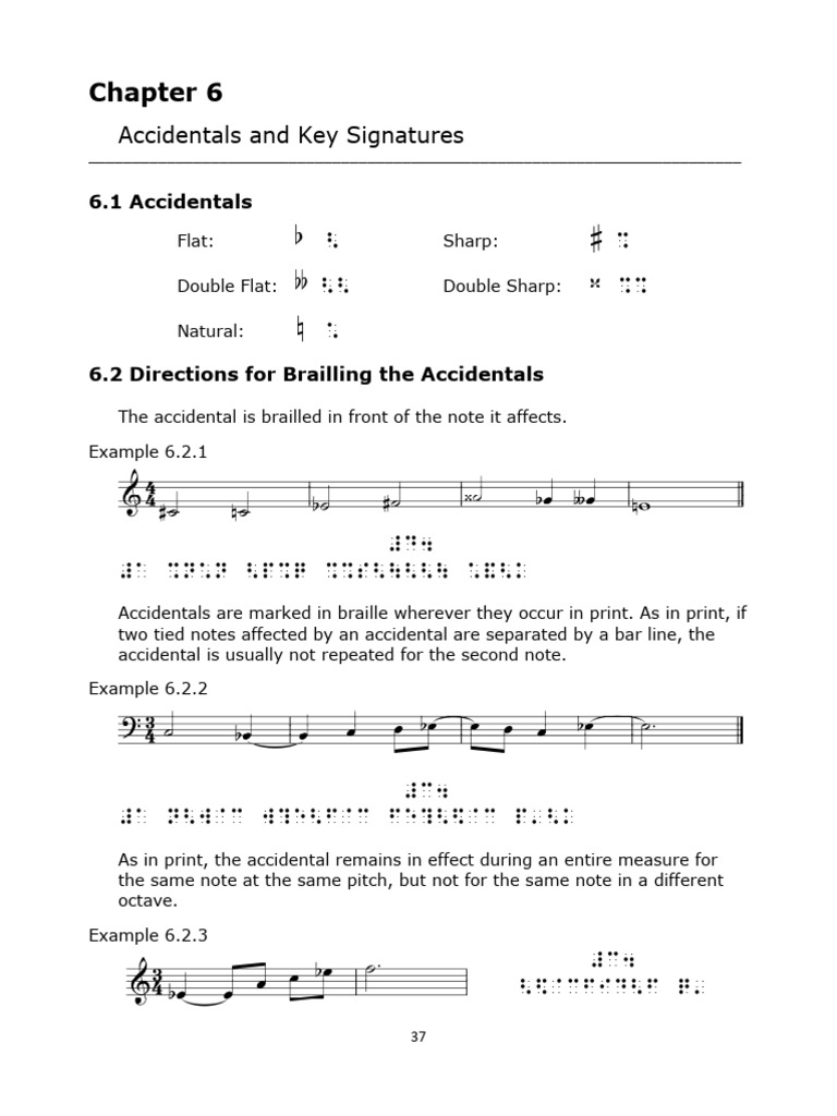 06 - Accidentals and Key Signatures | PDF | Symbols | Notation