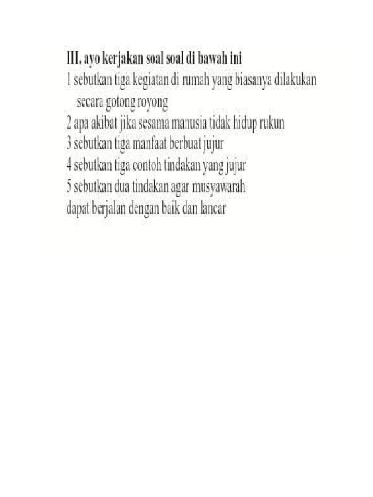 Soal PPKN | PDF
