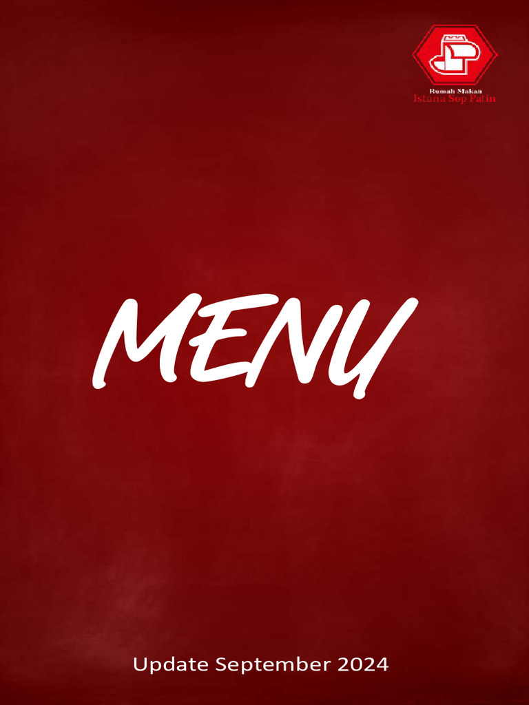 Menu Istana Sop Patin Cirebon | PDF