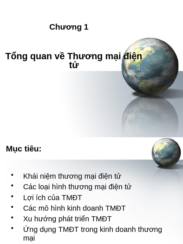 Chuong 1 - Tong Quan TMDT - 1 Slide | PDF