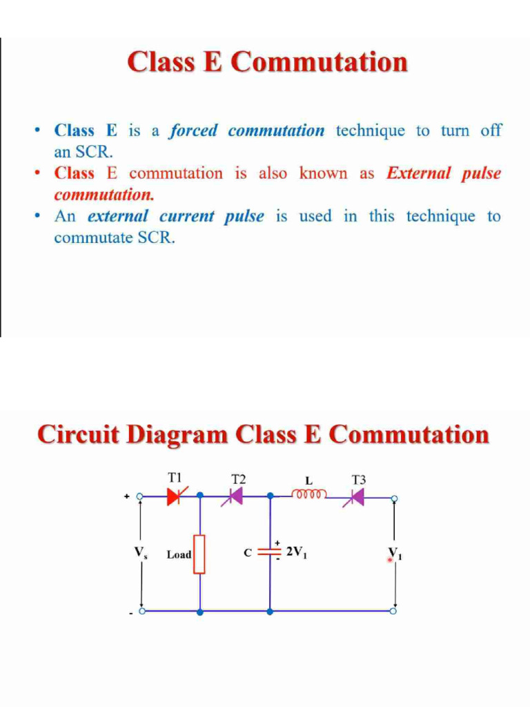 Class E Commutation of SCR | PDF