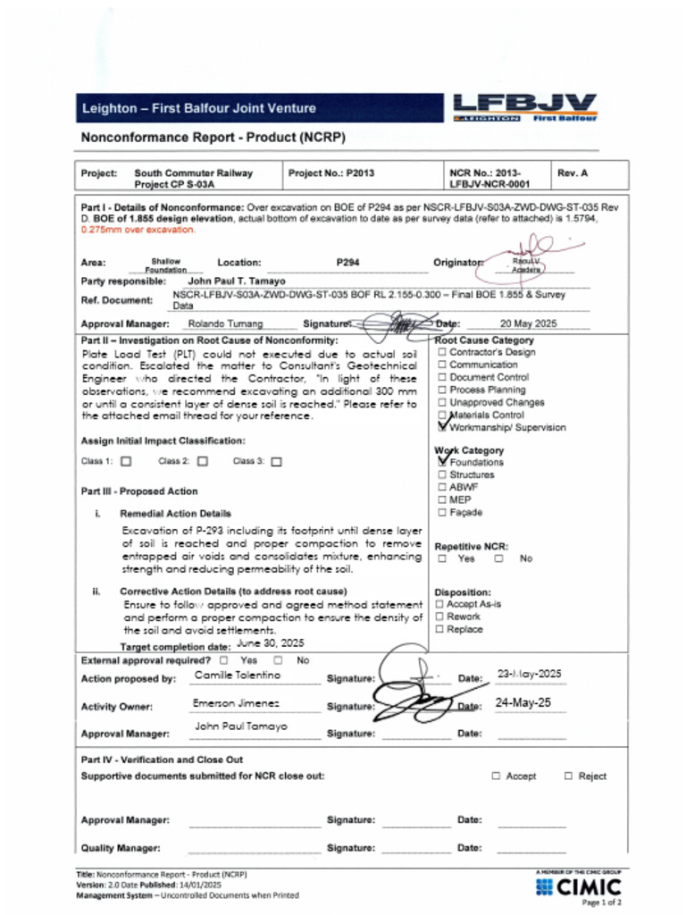 NSCR-LFBJV-S03A-ZWD-NCR-QA-000001 (For QC Response & Close Out ...