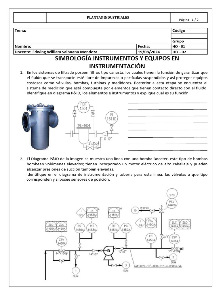 Ho 02 Identifica Simbolos Utilizados en Dti - Pi&d | PDF | Equipo ...