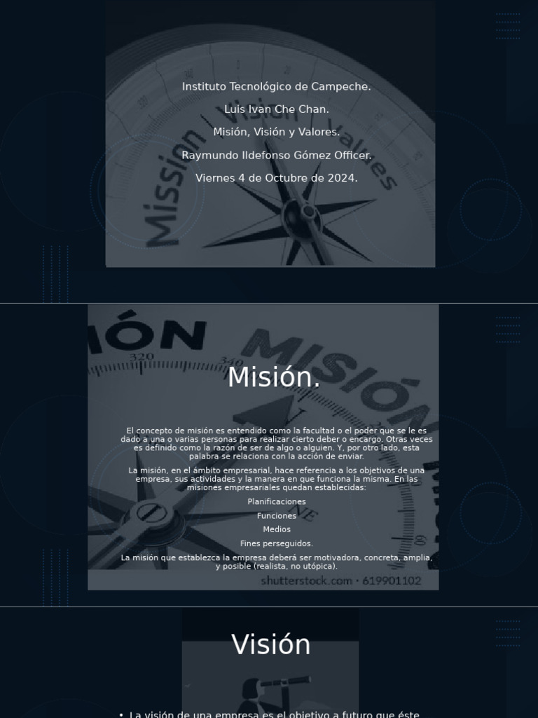 Mision Vision y Valores | PDF | Calidad (comercial) | Business