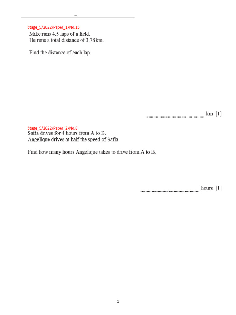 10 Length Mass and Capacity Checkpoint Y9 Progression Math | PDF