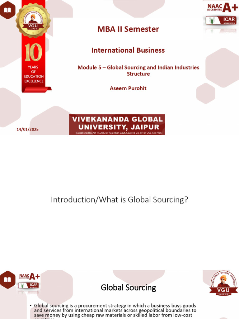 VGU ERP LX PPT-IBM-PGMGT112N-Module 5 | PDF | Supply Chain | Business ...