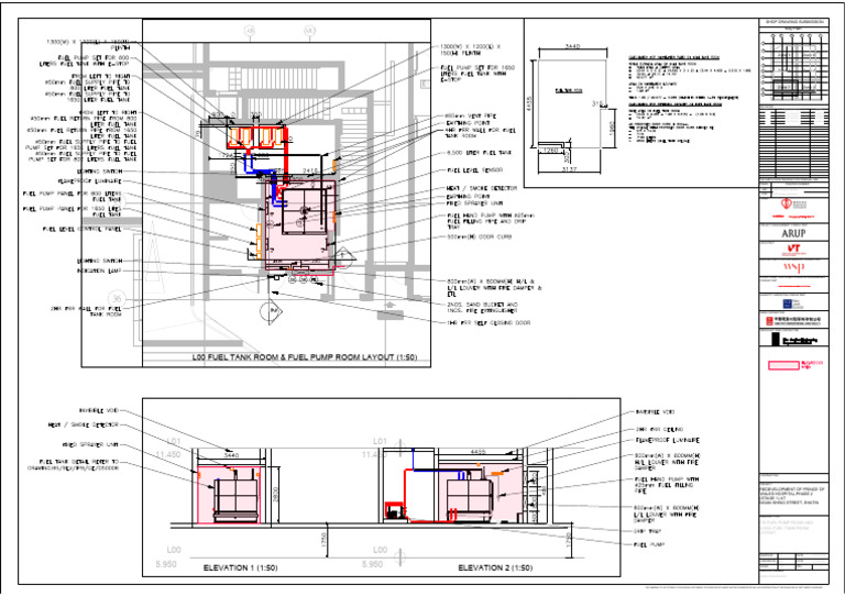 FSI Fuel Pump Room and 6,500L Fuel Tank Room Layout - 030401 | PDF ...