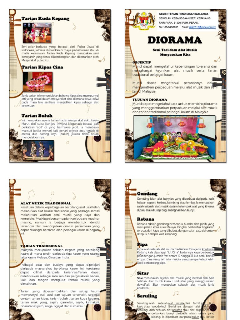 PAMPLET PAMERAN DIORAMA | PDF