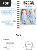 Izzy Doll Pattern | PDF | Knitting | Yarn