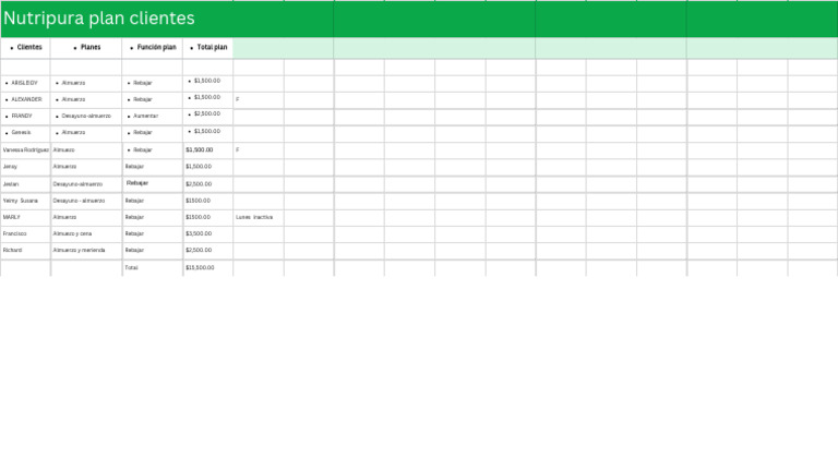 Hoja de Cálculo Simple Verde - 20250511 - 153042 - 0000 | PDF