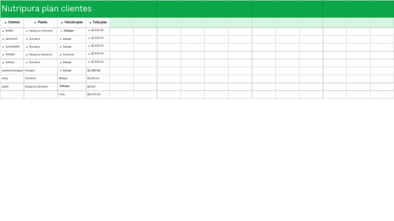 Hoja de Cálculo Simple Verde - 20250506 - 102129 - 0000 | PDF
