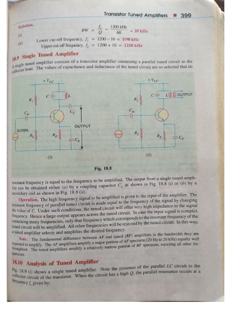 Eee 320 - Tuned Amplifier | PDF
